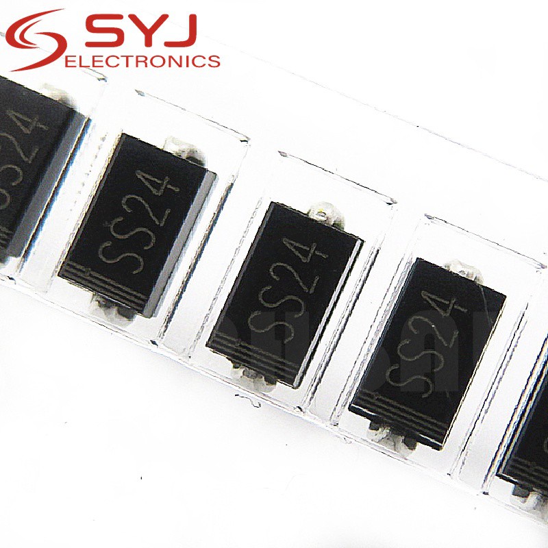 100pcs/lot SCHOTTKY DIODE SS24 2A 40V SMA SR240 DO-214AC SMD In Stock | Shopee Malaysia