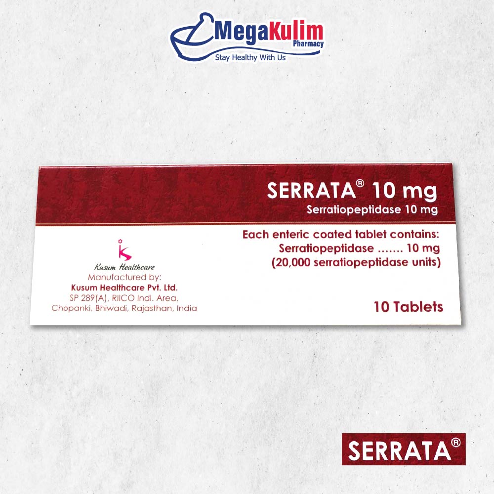 Serrata Tablet 10mg 10's | Shopee Malaysia