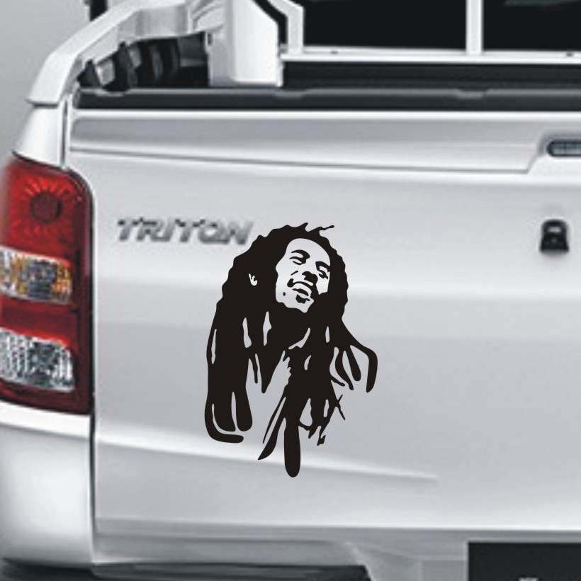 Cutting sticker BOB MARLEY silhoutte car sticker | Shopee Malaysia