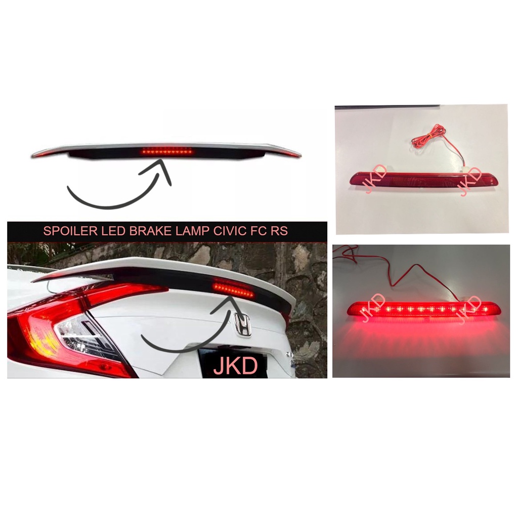 Universal Car Spoiler LED Third Brake Light Lamp Car Spoilers ...