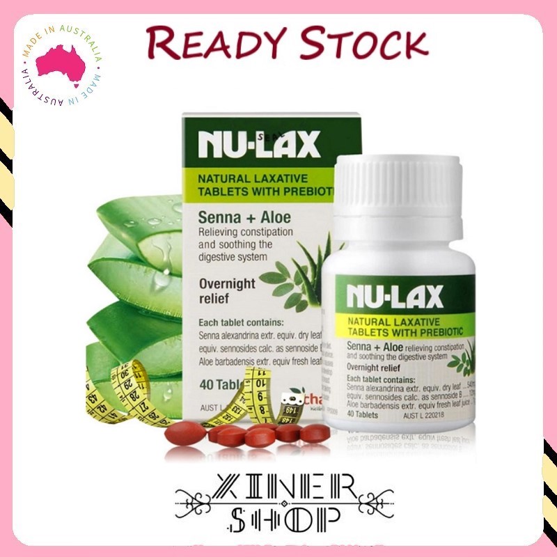 [Ready Stock EXP 12/2024] Nulax Natural Laxative Tablets With Prebiotic ...