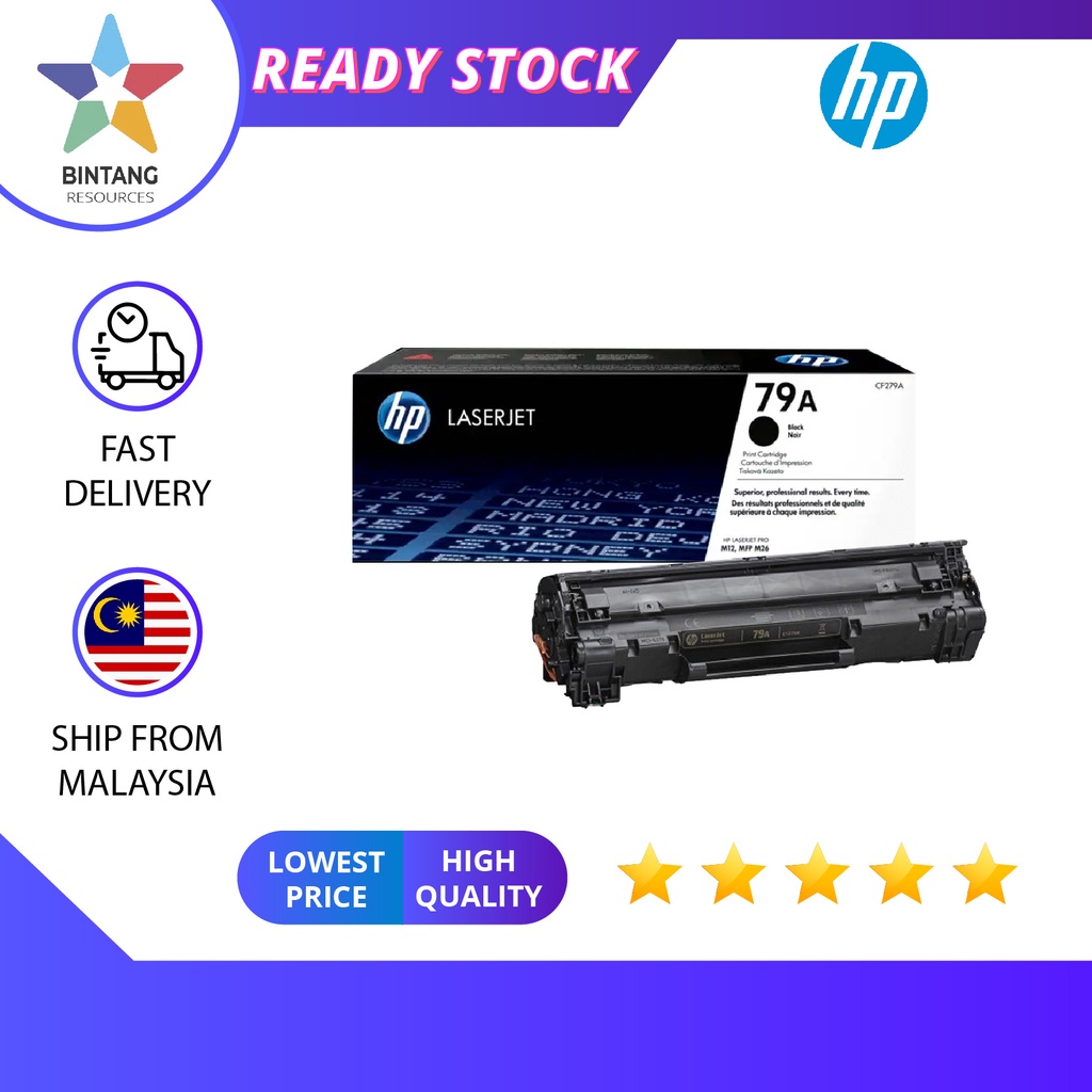 [ORIGINAL] HP 79A Black Original LaserJet Toner Cartridge (CF279A) | Shopee Malaysia