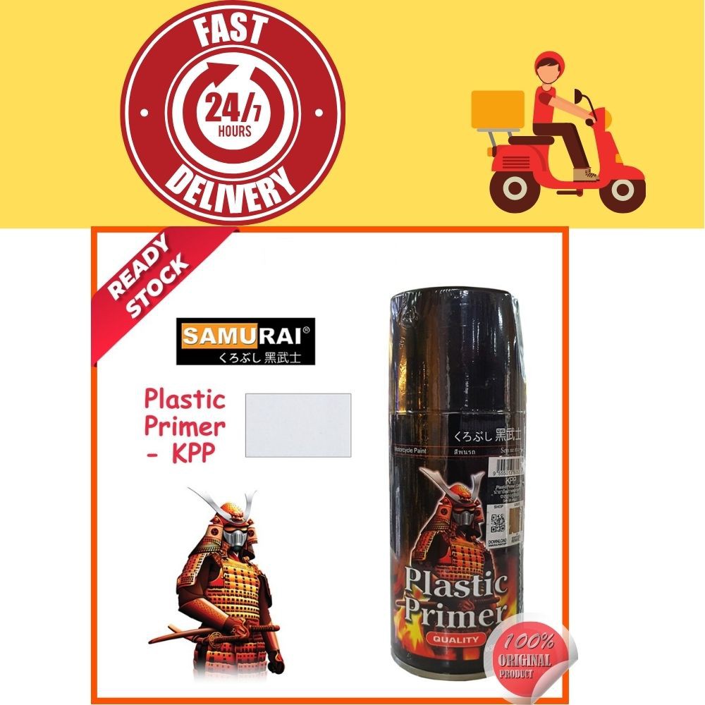 Samurai Spray Paint - Plastic Primer - KPP 300ml | Shopee Malaysia