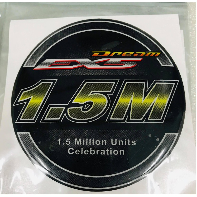 1.5M MILLION 1.5MILLION 1.5 M EX5 DREAM STICKER STIKER HONDA TIMBUL ...