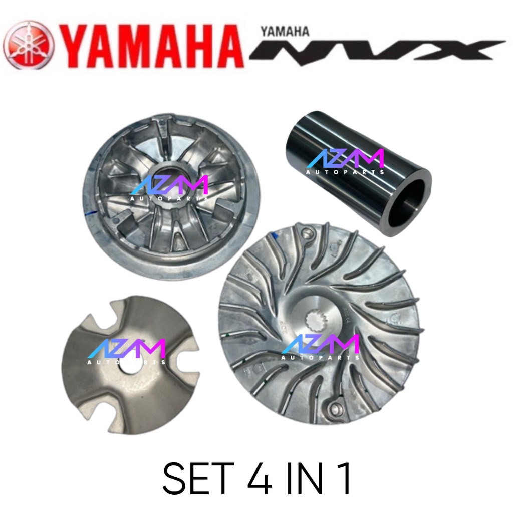 NVX 155 V1 / V2 / NMAX V1 / NMAX V2 CVT PULLEY MANGKUK /KIPAS / RPM SPRING / COLLAR GUIDE / CAM ...