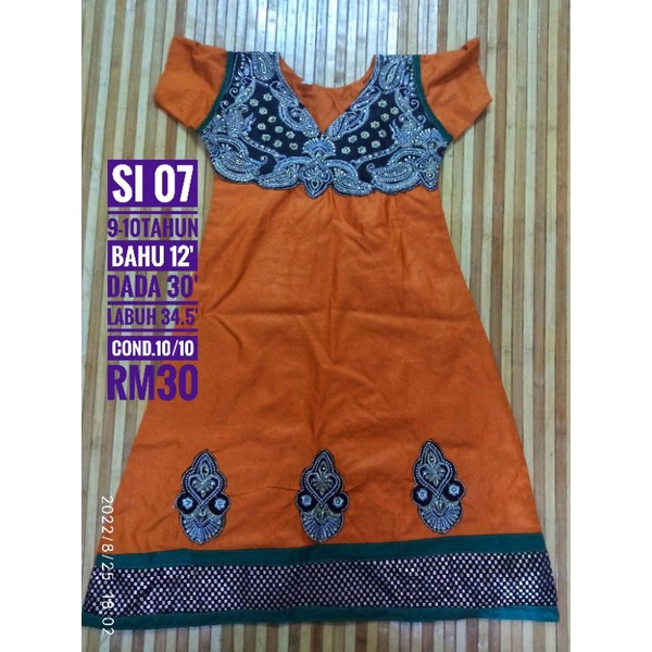 1 : Pakaian Tradisional Budak Sari/Punjabi/Lengha India | Shopee Malaysia
