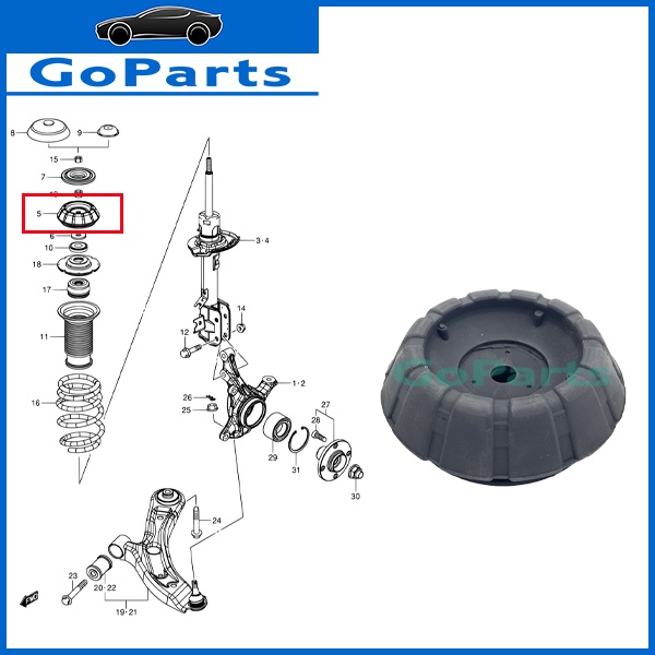 FRONT ABSORBER MOUNTING 41710-71L01 Suzuki Swift 1.4 [2013~17] Ertiga ...