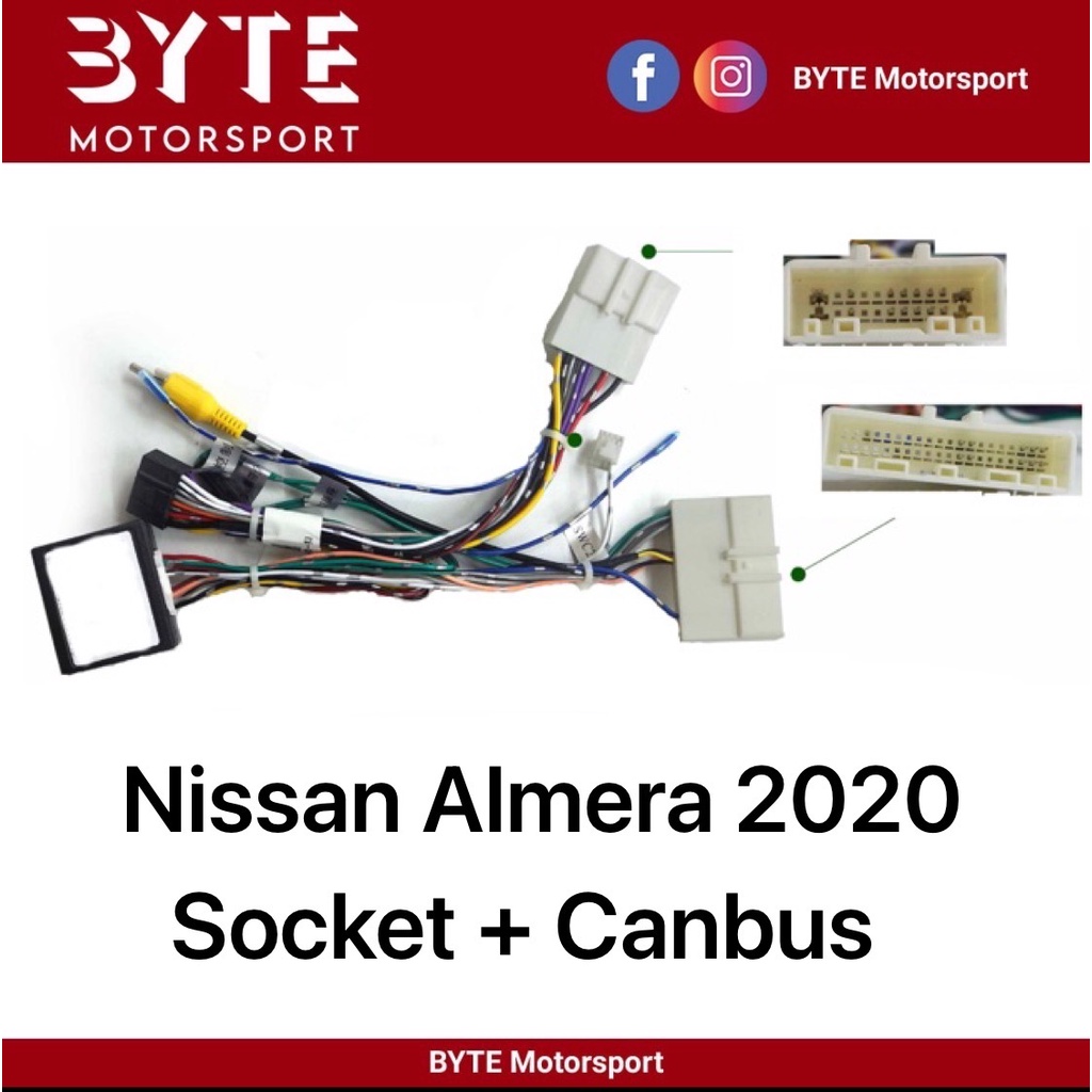 🇲🇾🔌Android Player Socket With Canbus For Nissan Almera 2020 (High Spec ...