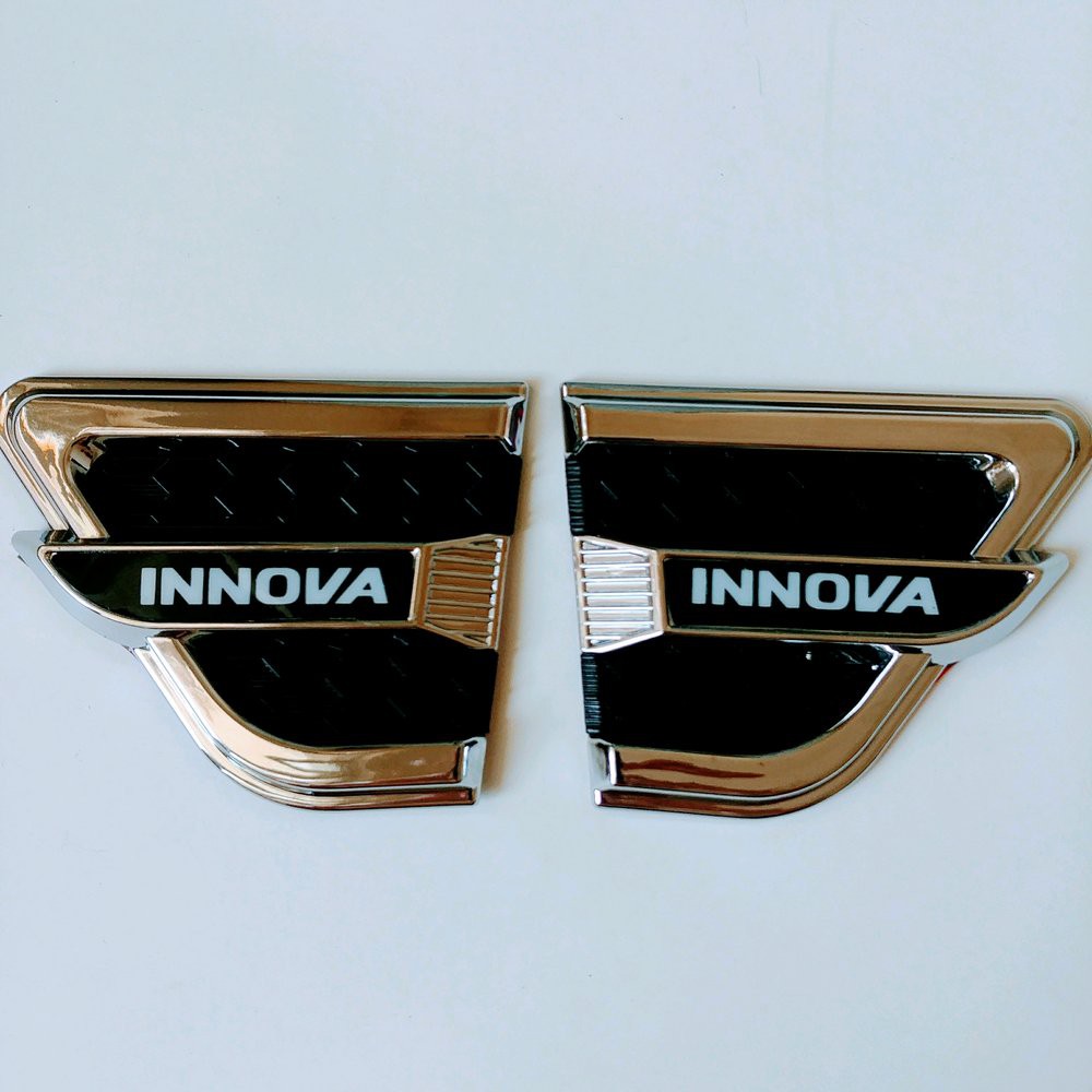 HITAM Side ventilator side emblem air flow Car toyota inova innova ...