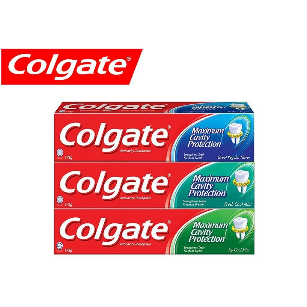 Colgate Toothpaste Fresh Cool Mint, Great Regular Flavour, Icy Cool ...