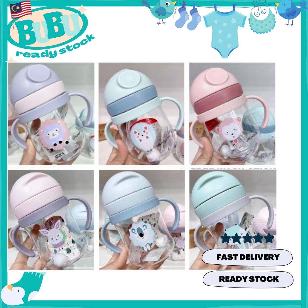 BUBU Baby Drinking Bottle Child Learn Water Milk Cup with Gravity Ball ...