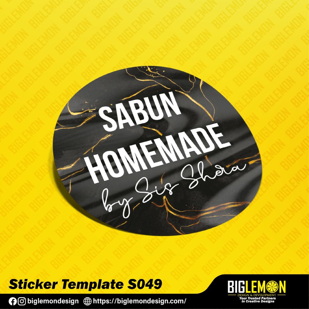 Label Sticker Thank You/Sticker Product Siap Design/Sticker Brand ...