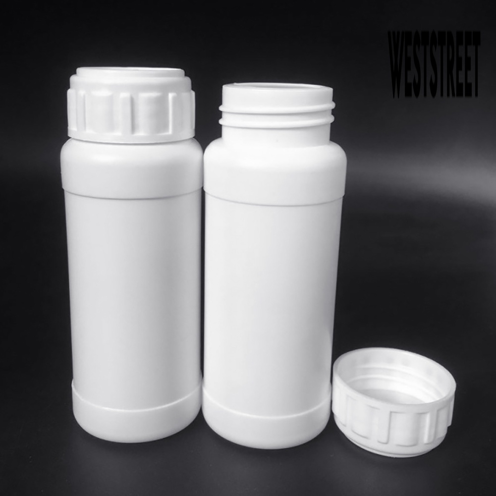 Weststreet 100ml Cylinder Laboratory Plastic Empty Chemical Storage ...