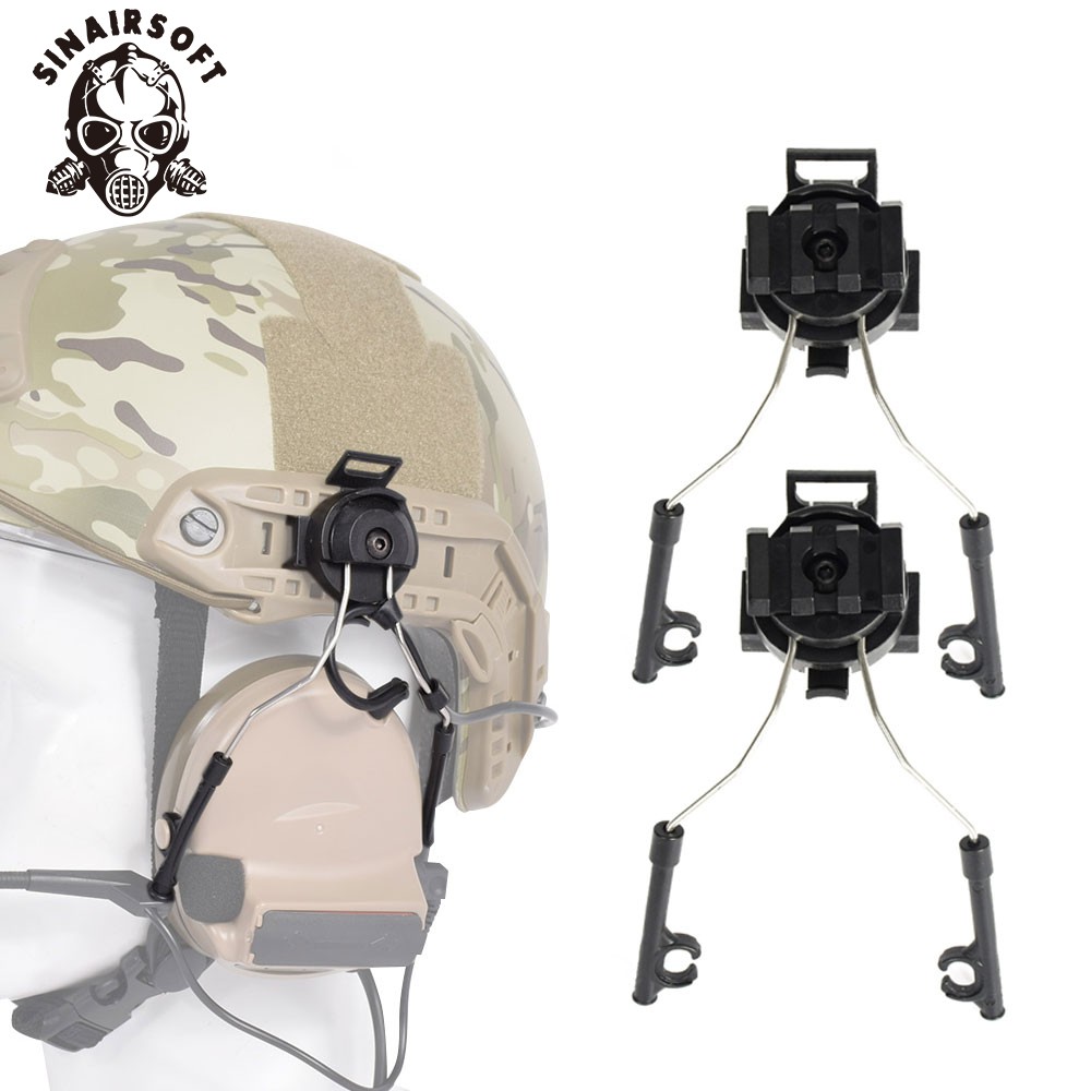 Tactical Headset Bracket For FAST AF Helmets Airsoft Hunting ARM NEXT ...