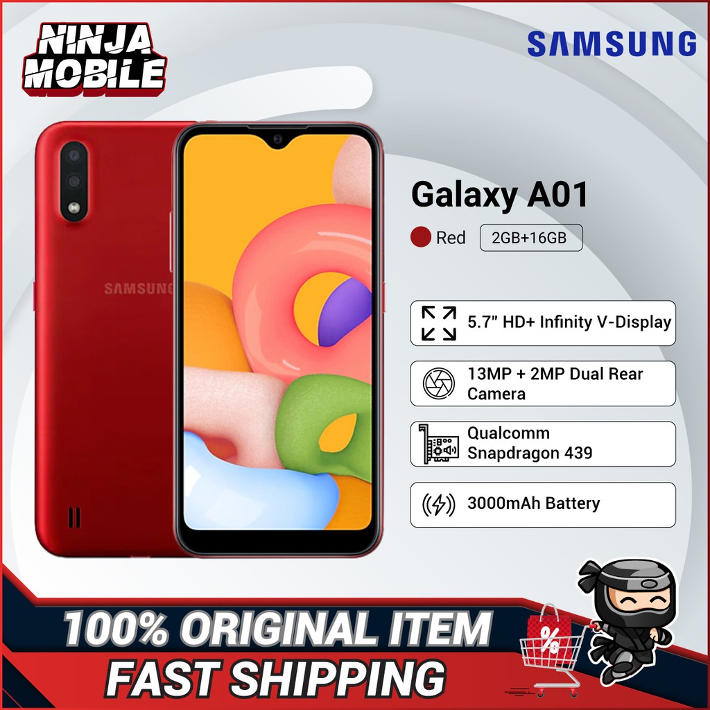 Samsung Galaxy A01 /a015f Smartphone (2GB+16GB) Original Samsung ...