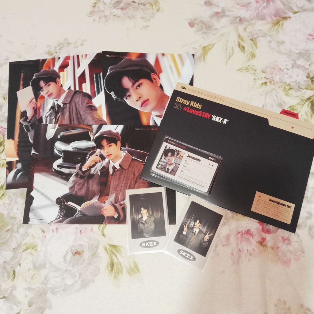 (Ready Stock) Stray Kids Seungmin Postcard & Id Card File Set | Shopee ...