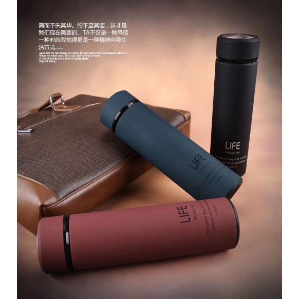 Double-Layer 500ml Thermo Flask Tumbler Stainless steel [Rubber Paint ...