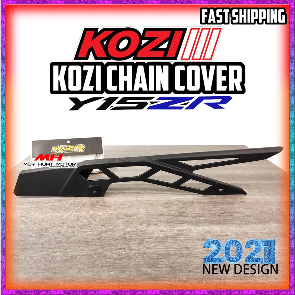 2021 New Design / KOZI ORIGINAL YAMAHA Y15 CHAIN COVER / COVER RANTAI ...