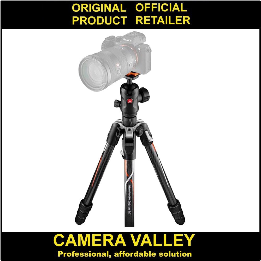 Manfrotto Befree GT Alpha Carbon Fiber Travel Tripod for Sony Camera MKBFRTC4GTA-BH | Shopee ...
