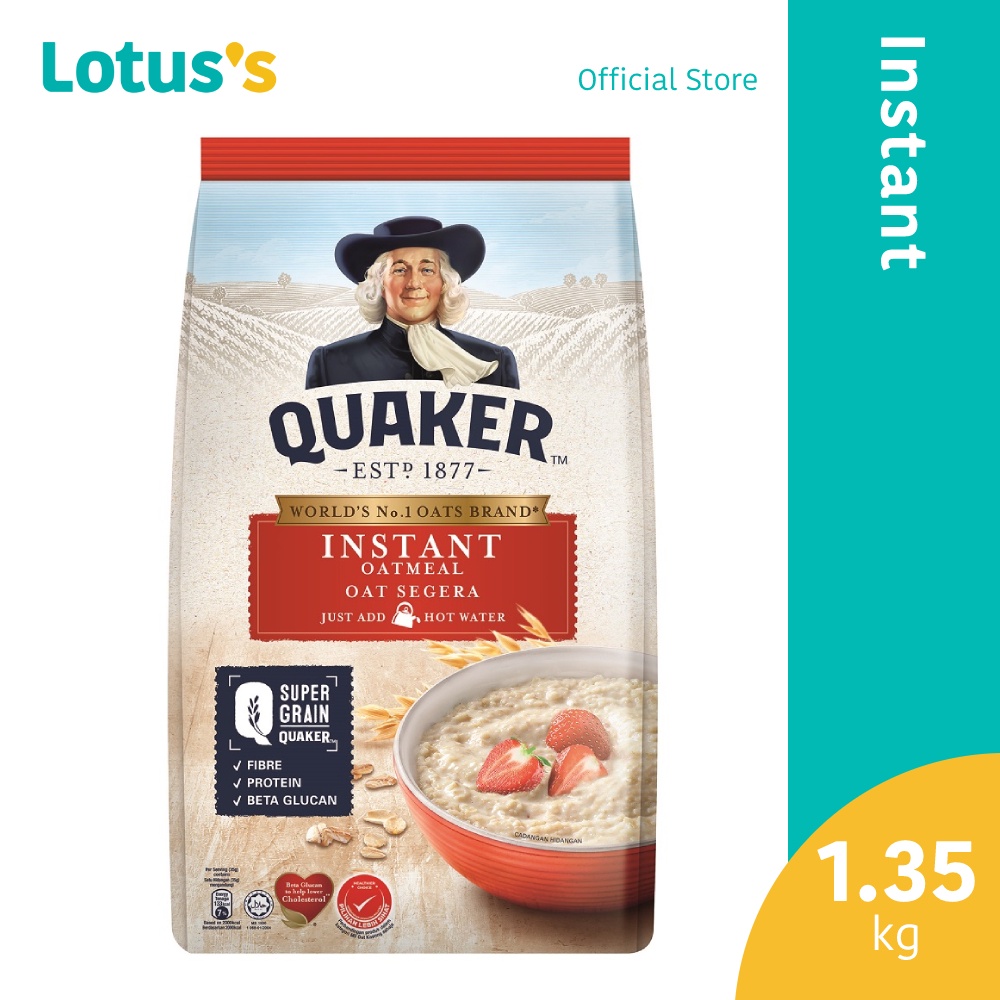 Quaker Instant Oatmeal 1.35Kg | Shopee Malaysia