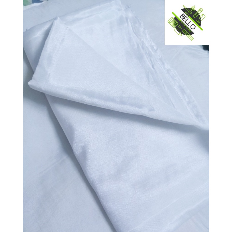 Kain Fuji Rayon Putih 1 Meter x 36in | Shopee Malaysia