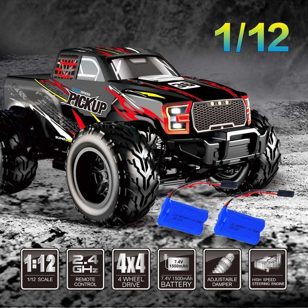 Flytec 8897 1:12 RC Car Off-Road Pickup 35km/h 4WD 2.4G Remote Control ...