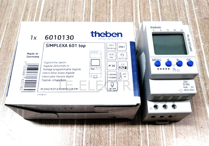 THEBEN SIMPLEXA 601 240V PROGRAMMABLE DIGITAL TIMER DAILY / WEEKLY ...