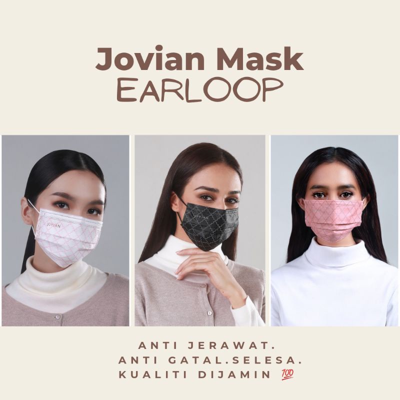 (SABAH) Jovian EARLOOP Mask | Shopee Malaysia