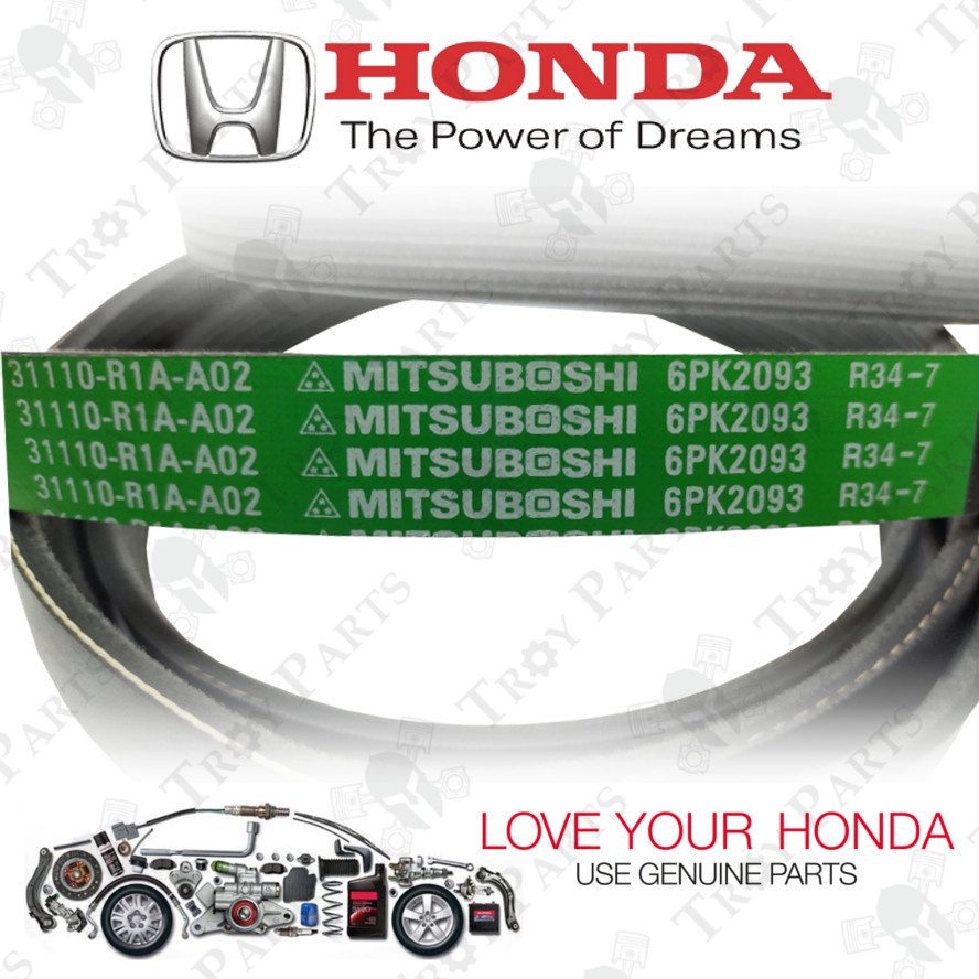 Honda Fan Belt 31110-R1A-A02 for Honda Civic FB TRO 1.8 2.0 - 6PK2093 ...