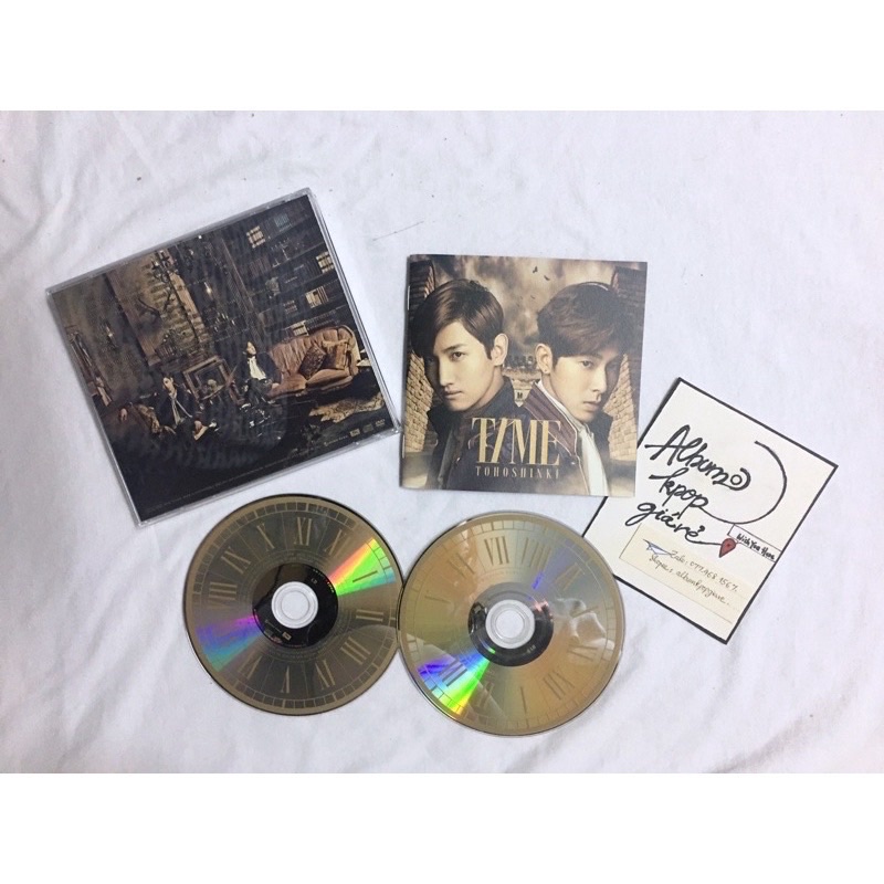 Dbsk Tvxq Japanese Time Album has been unsealed, including CD DVD and Mini booklet. | Shopee ...