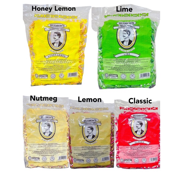 Hudson Sweet Candy Honey Lemon/Lime/Nutmeg/Lemon/Classic 400pcs+- (1 ...