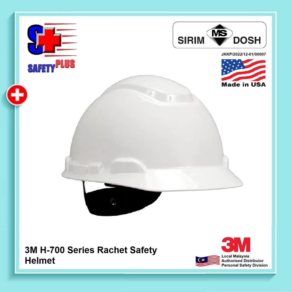 3M H-701SFR 701R Safety Helmet Hard Hat Ratchet Type | Shopee Malaysia