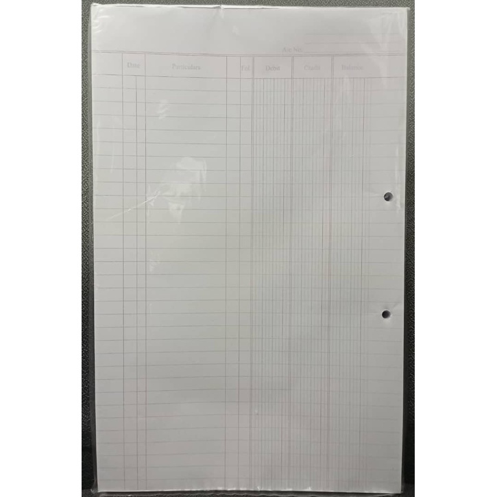 LEDGER SHEET F4 SIZE 95GSM 100 SHEETS(LOOSE SHEET) | Shopee Malaysia