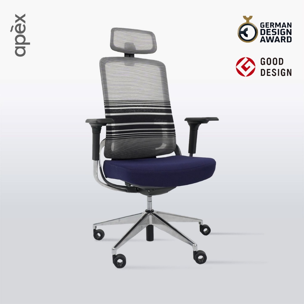 APEX x Sunon Ergonomic Office/Kerusi pejabat/ Home Premium Chair Mesh ...