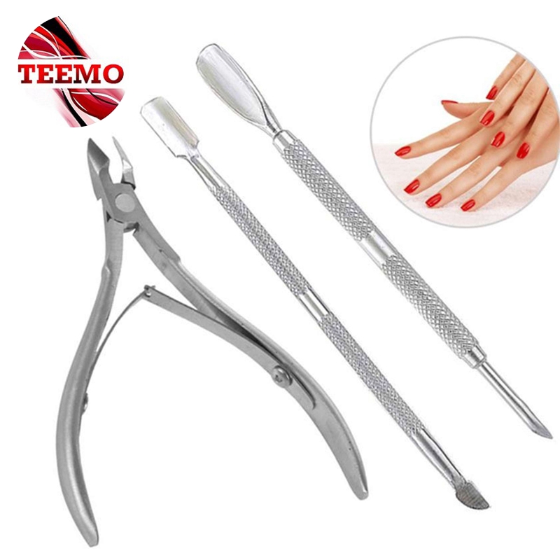 Teemo 3pcs Women Beauty Pedicure Manicure Tool Cuticle Nail Trimmer Set ...