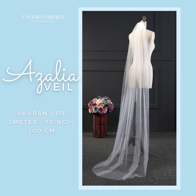 AZALIA VEIL | VEIL NIKAH | VEIL SANDING | VEIL KAHWIN | VEIL TUNANG ...
