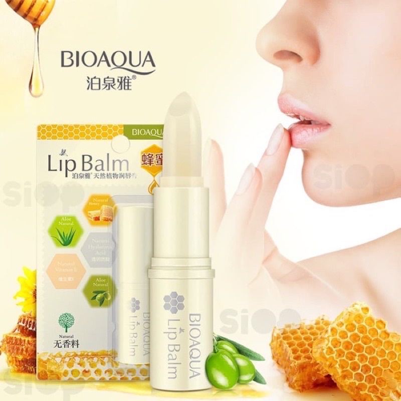 BIOAQUA Honey Moisturizes Natural Care Lip Balm Lipstick(READY STOCK ...