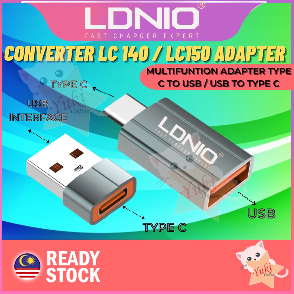 Ldnio OTG Conveter Adapter USB To Type-C Converter Adapter / Type-C To ...