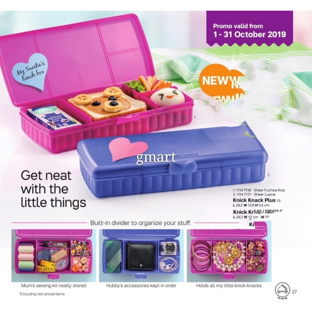 Tupperware Knick Knack Plus (Pink / Purple) | Shopee Malaysia