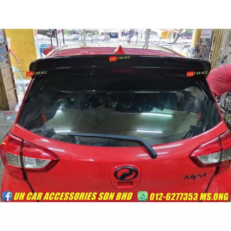 PERODUA MYVI 18-20 (WITH PAINT) DUCKTAIL SPOILER ADD ON AT OEM SPOILER ...