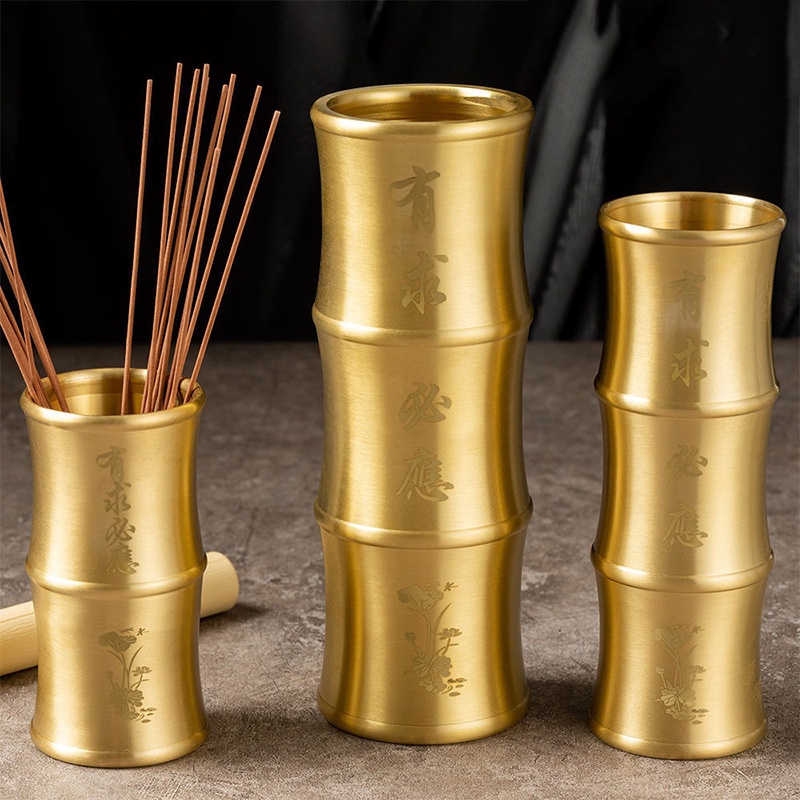 Brass Incense Tube Large Thread Incense Bamboo Stick Incense Incense ...