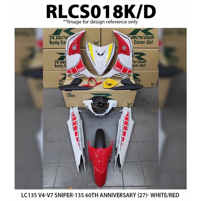 RAPIDO COVER SET CUSTOM LC135 V4-V7 SNIPER 60TH ANNIVERSARY | Shopee ...