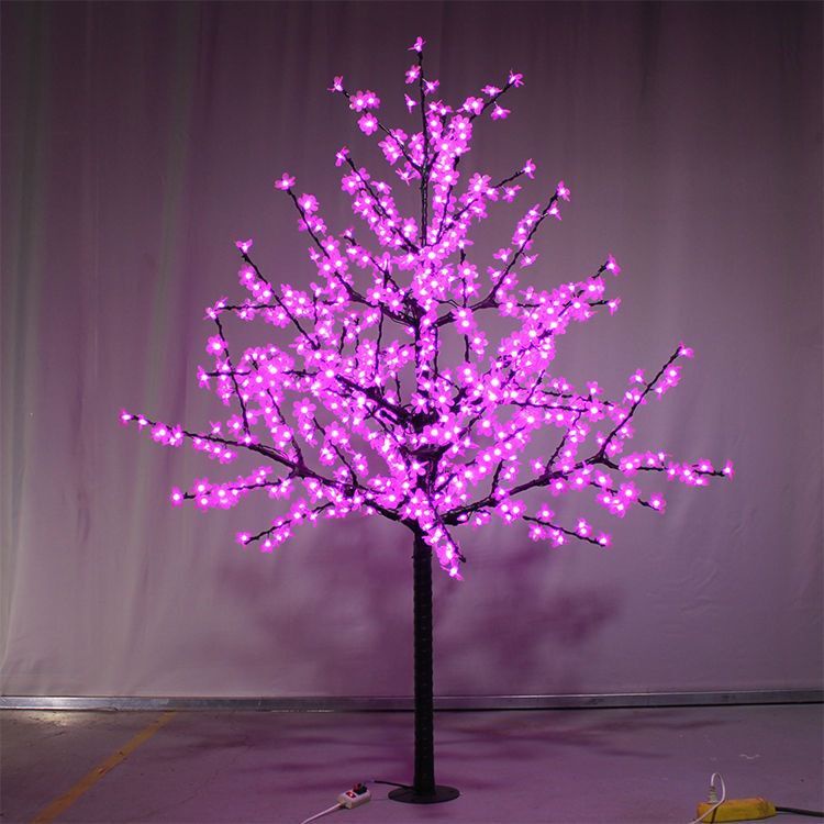 Lampu Pokok Hiasan RGB Colorful 2Meter LED Cherry Blossom Sakura Hiasan ...