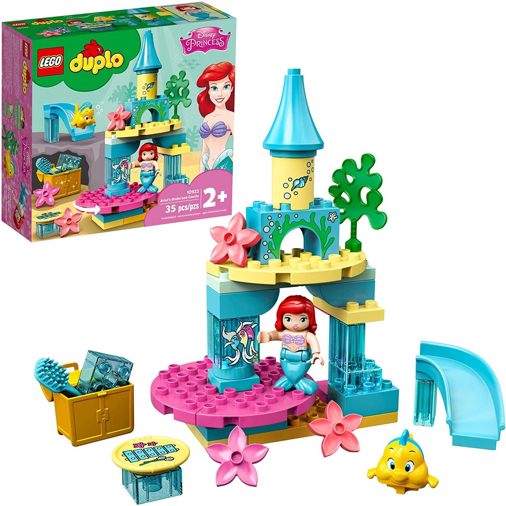 LEGO DUPLO Disney Ariel's Undersea Castle 10922 Imaginative Building ...
