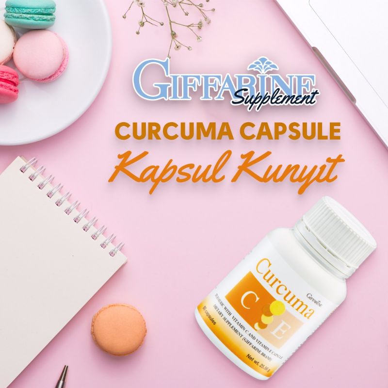 🔥HOT ITEM🔥 Giffarine Curcuma Capsules (Kapsul Kunyit #antikanser ...