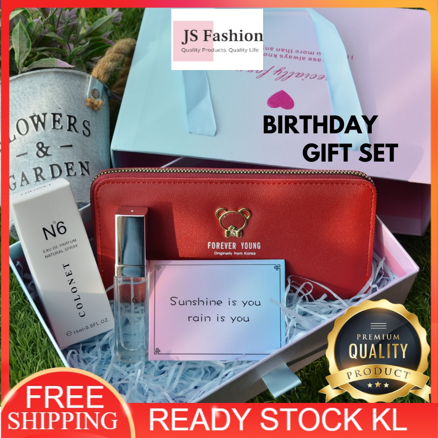 Perfume Wallet Birthday Gift For Women Surprise Gift Box FOR Girl ...