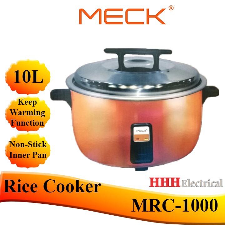 Meck Electric Rice Cooker - 10 Liters (MRC-1000) | Shopee Malaysia