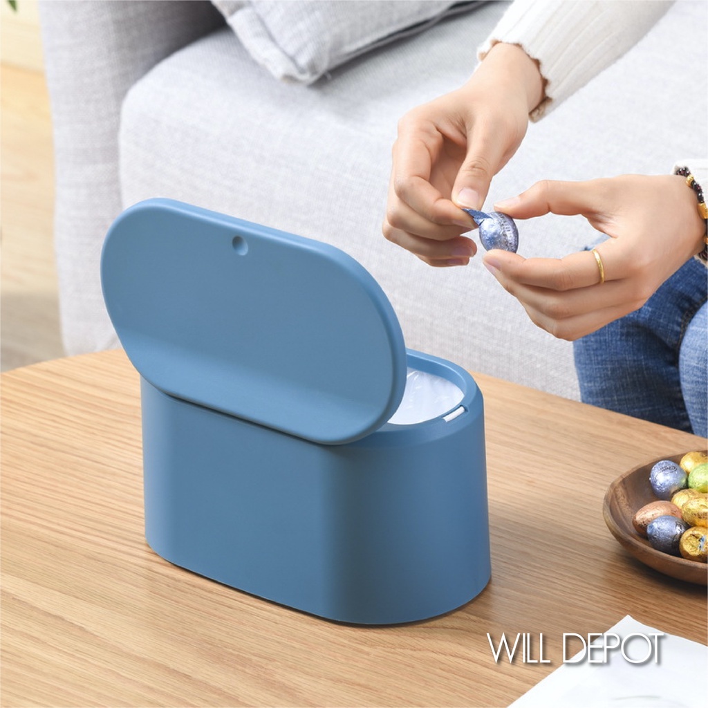 Cute Recycle Bin Rubbish Bin Dressing Table Mini Bin Trash Can Garbage ...