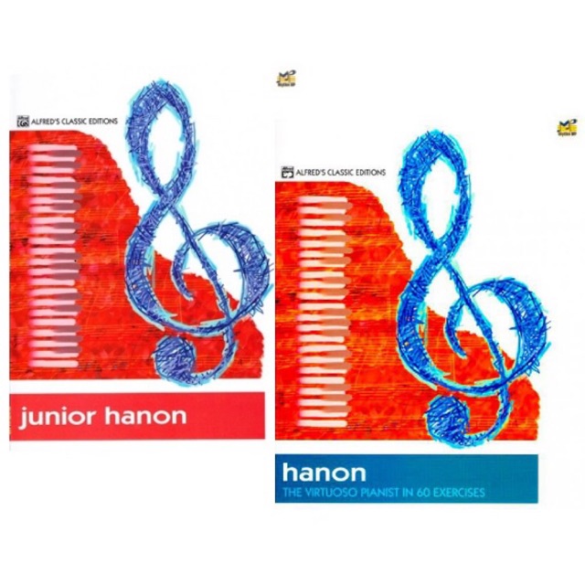 Hanon (junior hanon and Hanon the Virtuoso pianist in 60 exercises) | Shopee Malaysia