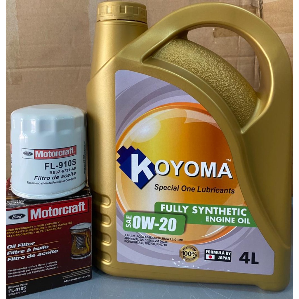 FORD FIESTA , FOCUS , KUGA , ECO SPORT MOTORCRAFT OIL FILTER + KOYOMA ...